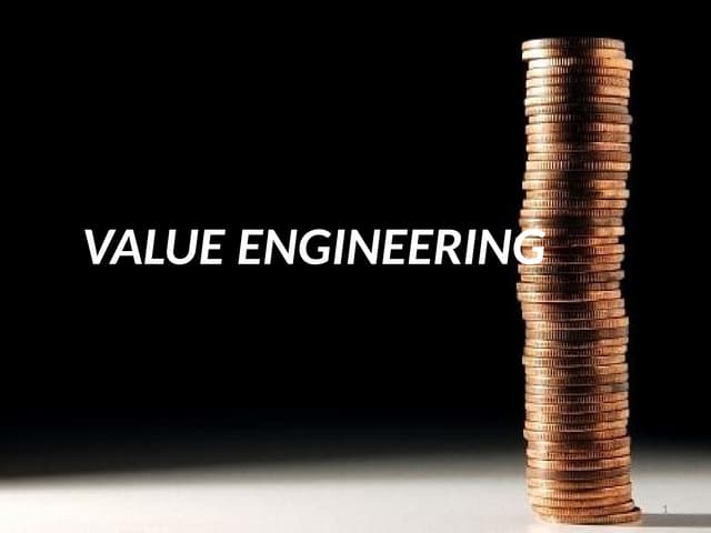 Value Analysis & Value Engineering | PPTX