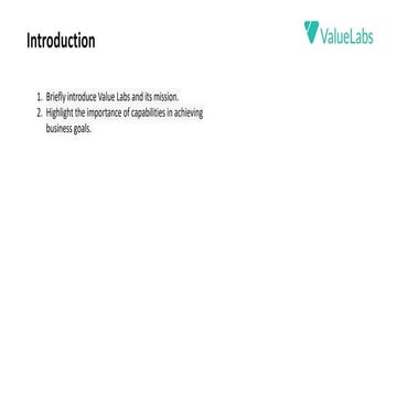 Presentation on ValueLabs by K. Ravi Kiran | PPTX