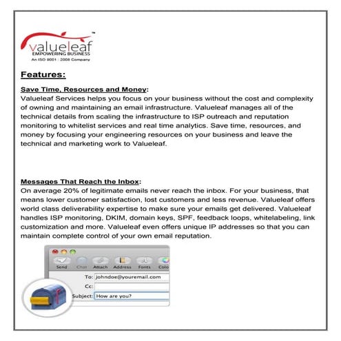Valueleaf technology features | PDF | Email | Internet