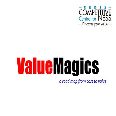 ValueMagics - a road map from cost to value | PDF