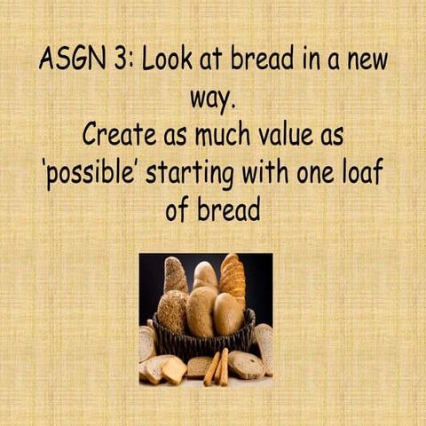 Value of bread | ODP