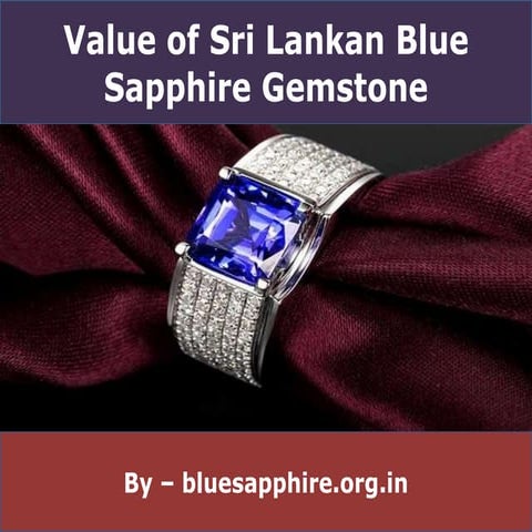 Value of Sri Lankan Blue Sapphire | PPT