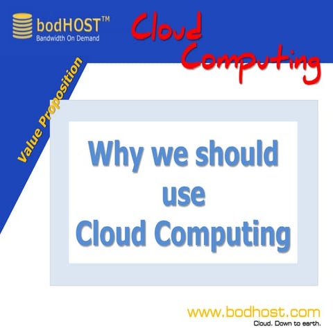 Demystifying Cloud Computing Ppt