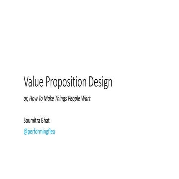 Value Proposition Design | PPT