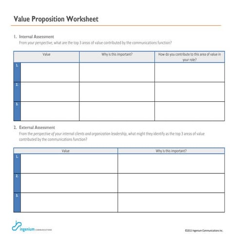 Results Map Value Proposition worksheet | PDF