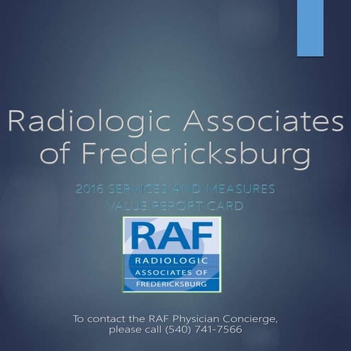 2016 Value Reporting Measures and Services | PPTX | Healthcare Industry ...