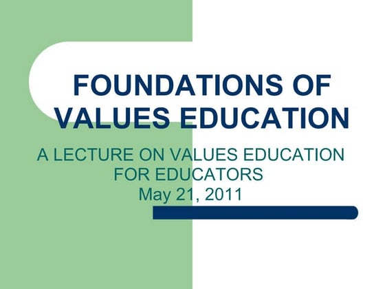 Deped Values Education Program | PPTX