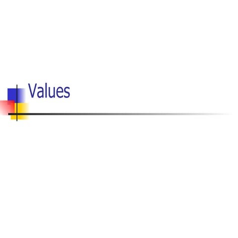 Values | PPT