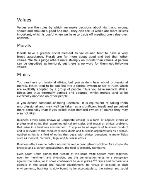 Culture and Ethics | PDF