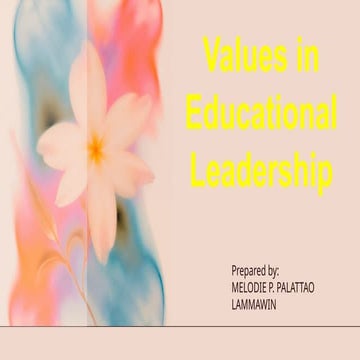 Values Education on masteral 2026.ppt final | PPTX