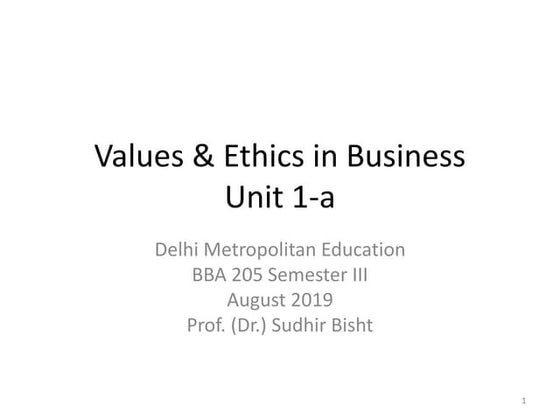 Ethics Lesson 7 - Universal Values .pptx | Religion & Spirituality