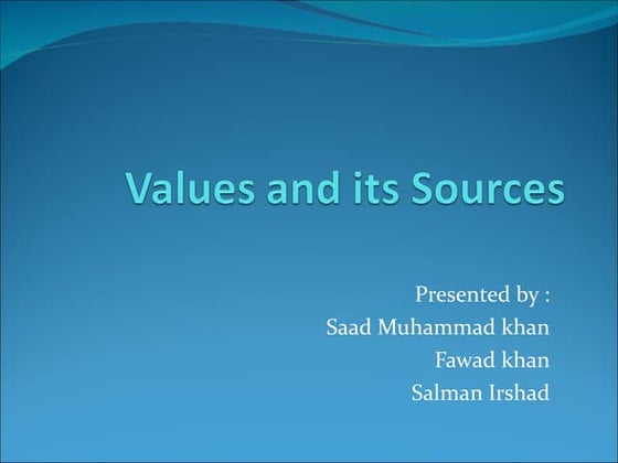 Types of values | PPTX | Religion & Spirituality