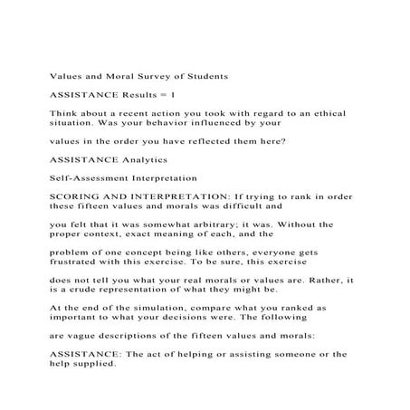 Brief Introduction to the 6th Edition of the Ethics Awareness Inventory ...