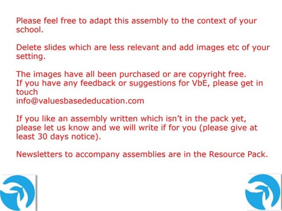 Values Assembly - Hope | PPTX