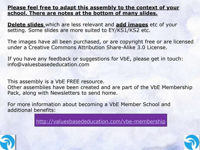 Values Assembly - Respect | PPTX