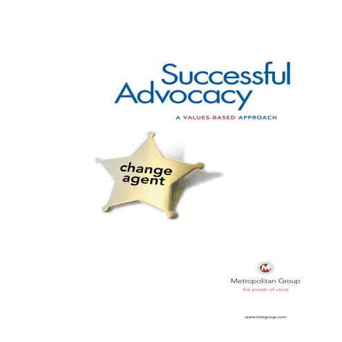 Successful Advocacy: A Values-Based Approach | PDF