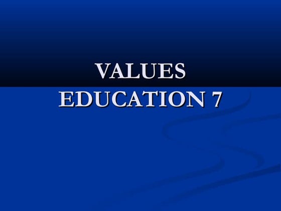 Core Values and Related Values in the DepEd Framework of Values ...