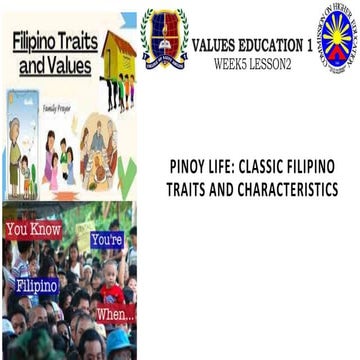 Filipino Traits and Characteristics | PPT