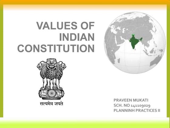 Constitutional Values | PPT