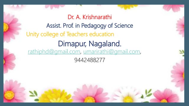 Approaches in science teaching | PPTX