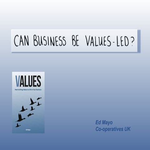 Values: how to bring values to life in your business | PPTX | Business ...