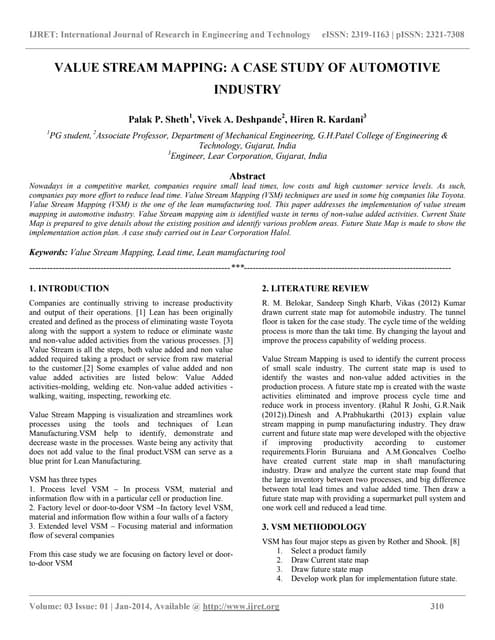 Value Stream Mapping -The Concept | PPT