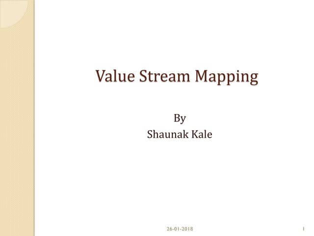 value stream mapping | PPTX