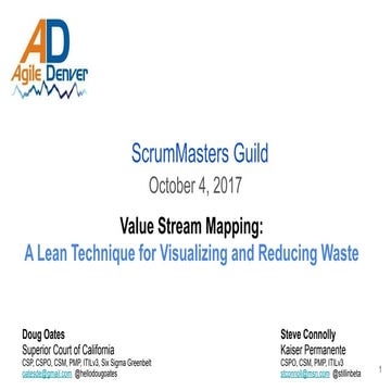Value Stream Mapping: Intro for ScrumMasters | PDF | Logistics | Business