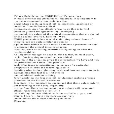 Brief Introduction to the 6th Edition of the Ethics Awareness Inventory ...