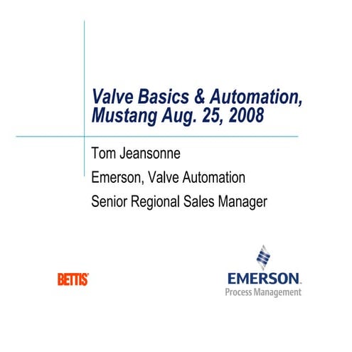 Valve Basics & Automation.pdf | Robotics | Technology & Computing