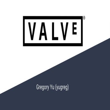 Valve company presentation | PPTX