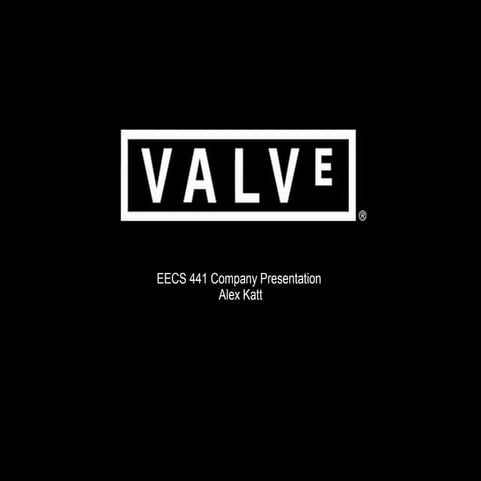 Valve Company Presentation | PPT