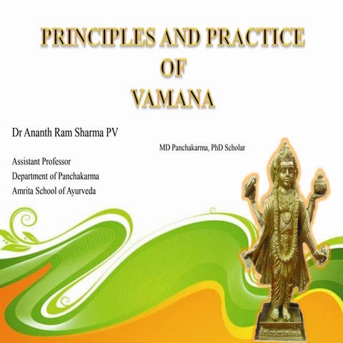 Principles and Practice of Vamanam | PPTX