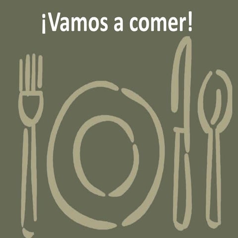 Vamos a comer | PPTX