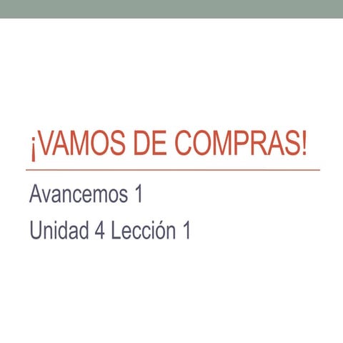 Vamos de compras vocab intro | PPTX | Women\'s Outerwear | Women\'s ...