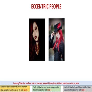 Vampire woman - eccentric people | PPT