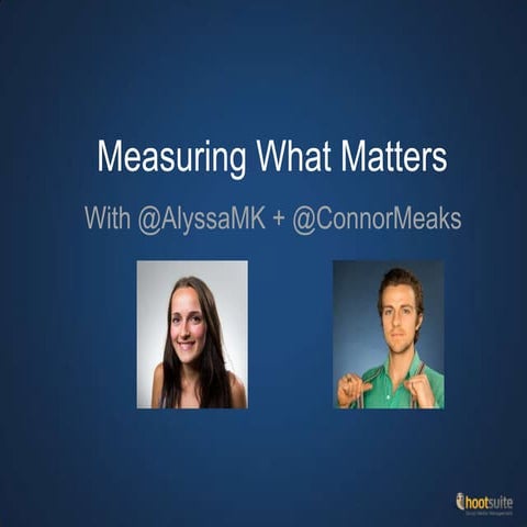 Measuring What Matters: Data Measurement for Community Managers | PPT