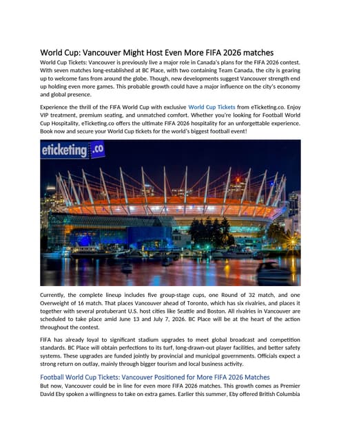 Toronto needs more money for the 2026 FIFA World Cup.docx