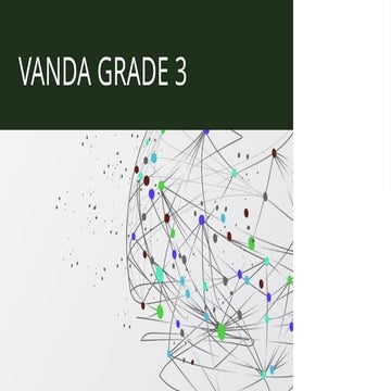 VANDA GRADE 3 PowerPoint for Vanda Science Competition | PPTX
