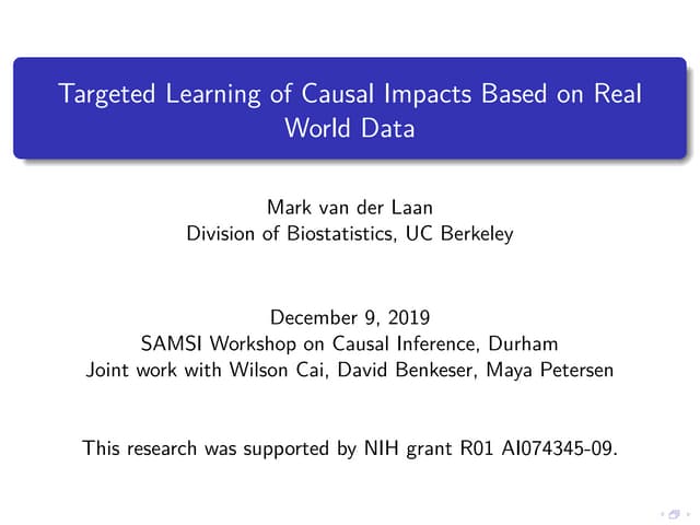 Causal Inference Opening Workshop - Difference-in-differences: more t…