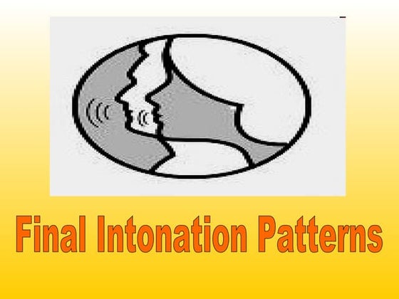 Teaching Intonation Pattern | PPT | Secondary Education | Education