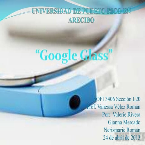 Ensayo de Google Glass | DOCX