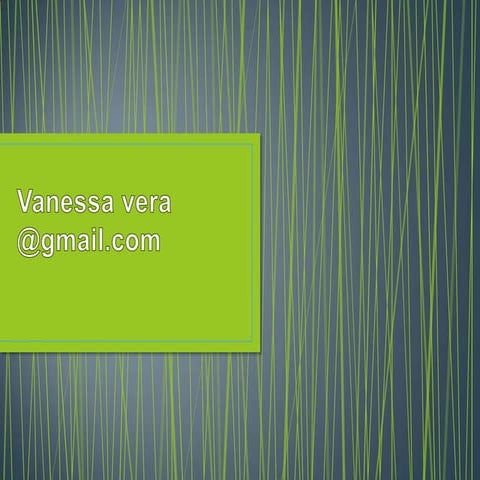 Vanessa vera | PPT