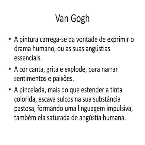 Arte animada: Van Gogh | PPSX