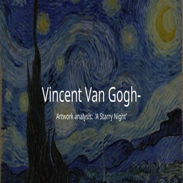 Van Gogh - Starry Night Presentation.pptx