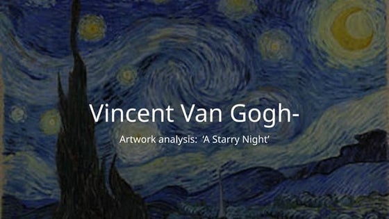 Vincent van gogh | PPTX