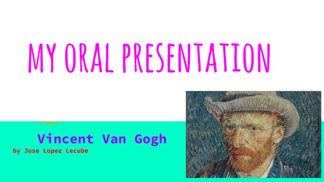 Vincent van gogh | PPT