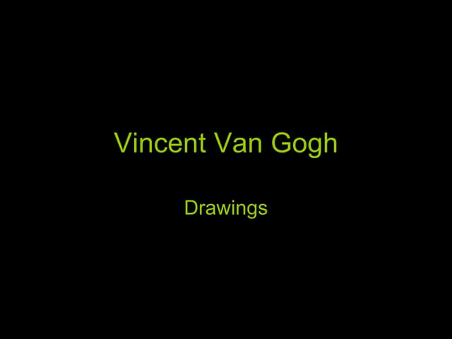 Vincent Van Gogh Introduction | PPT