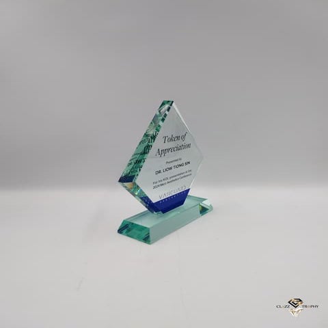 Vanguard Diamond Crystal Plaques Appreciation Award at Clazz Trophy ...
