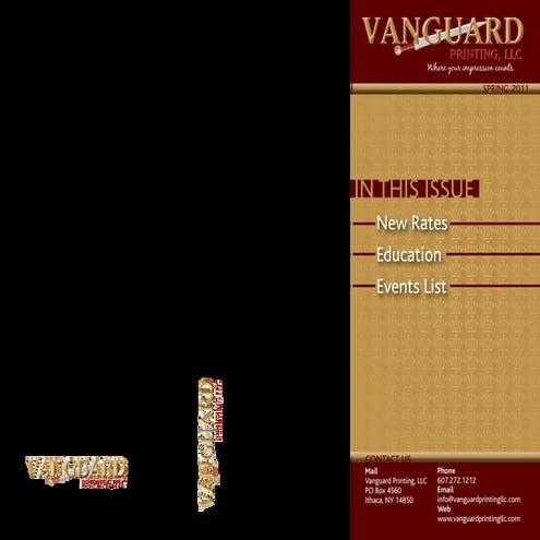Vanguard Newsletter Spring 2011 | PDF | Stamps and Coins | Collecting